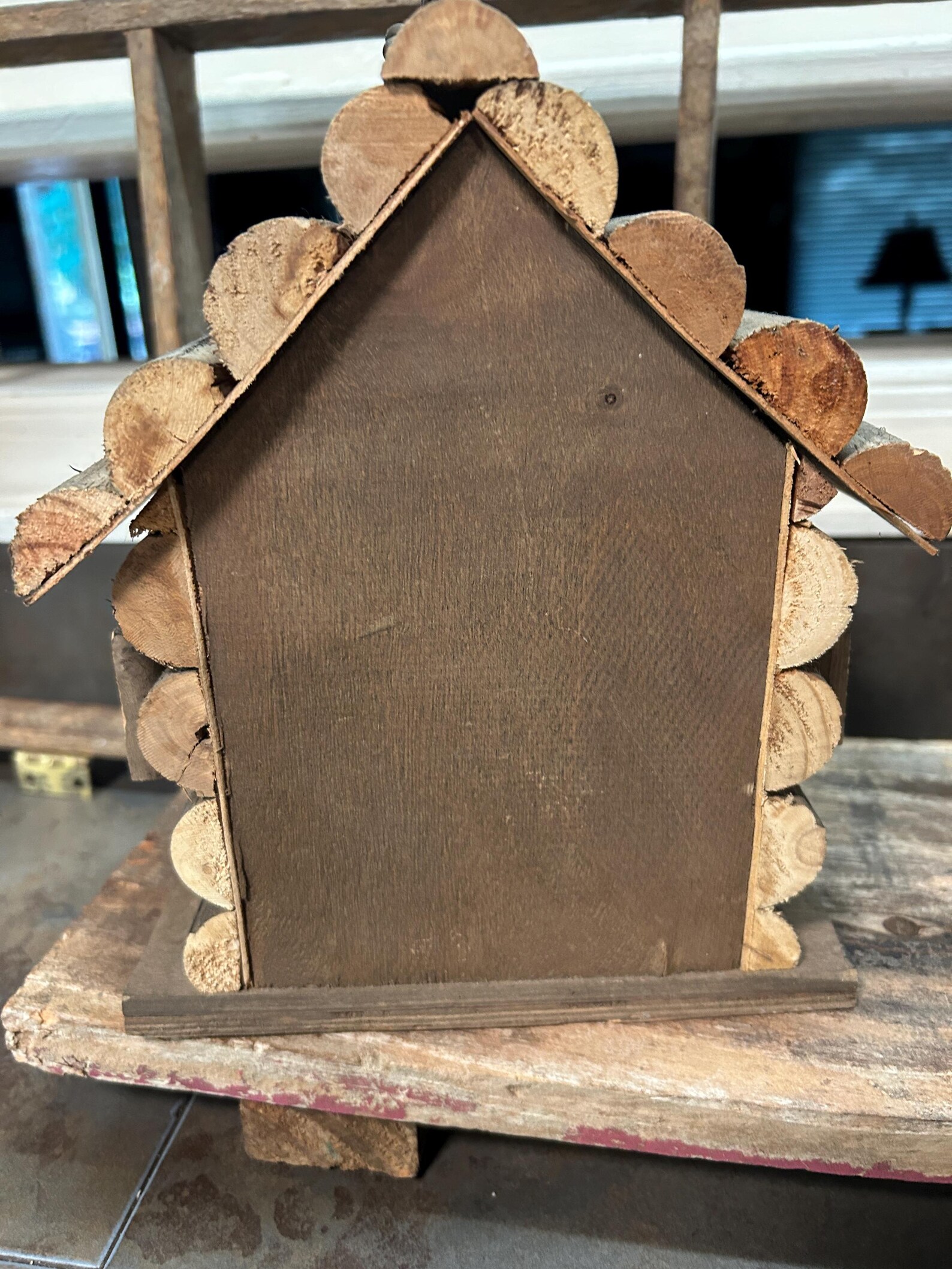 Rustic Country Bird House Made With Sawed Small Tree Limbs. - Etsy