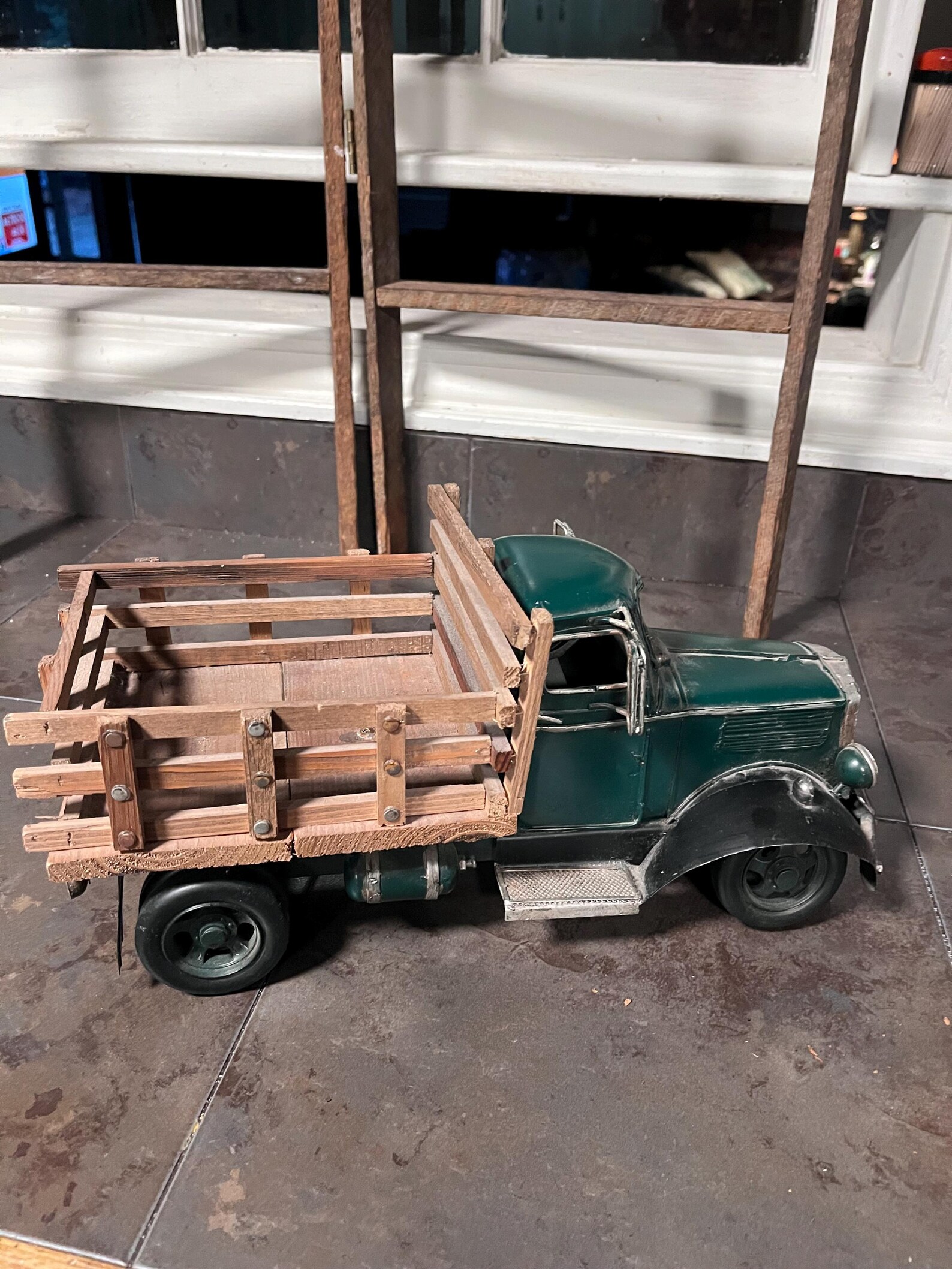 Vintage Replicate of Very Old Truck, Rolls and Hauls 15 " Long, and 7 ...