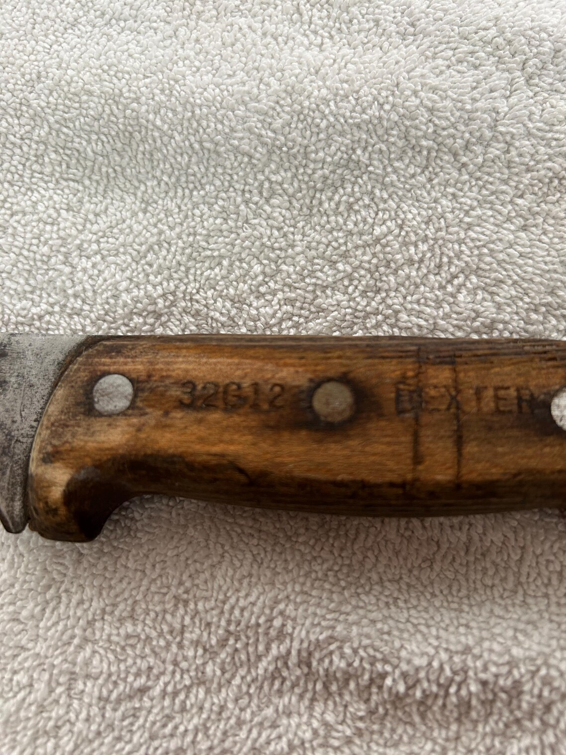 Rare Vintage Dexter 32G12 Butcher Chef Carving Knife 16.5 " With 10.5 ...