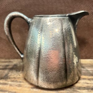 Silver Pitcher. Meriden S.P. Co. International S.co. 967 Water Rustic ...