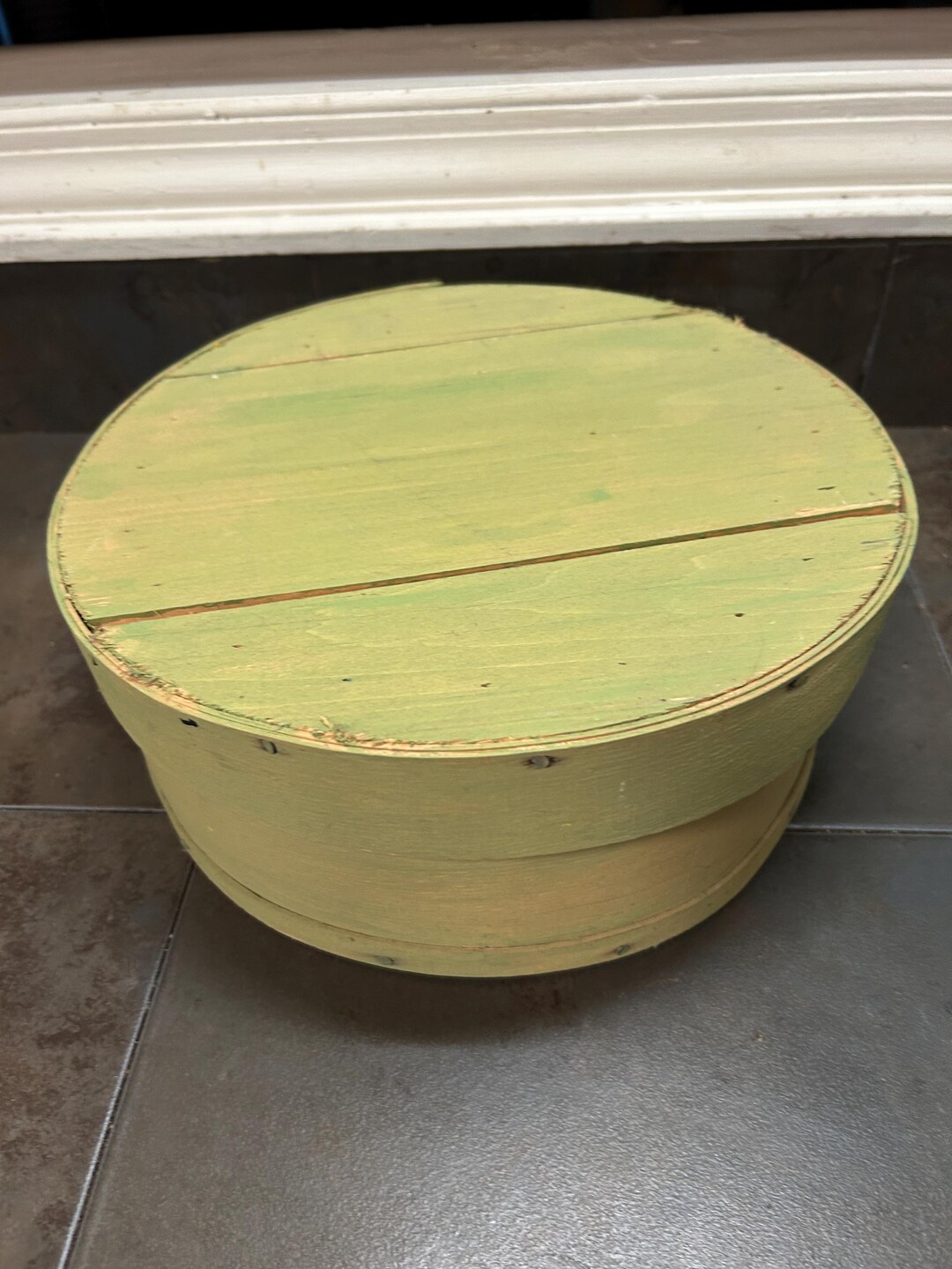 Vintage Wooden Cheese Box With Lid . 11.5"x4.75" - Etsy