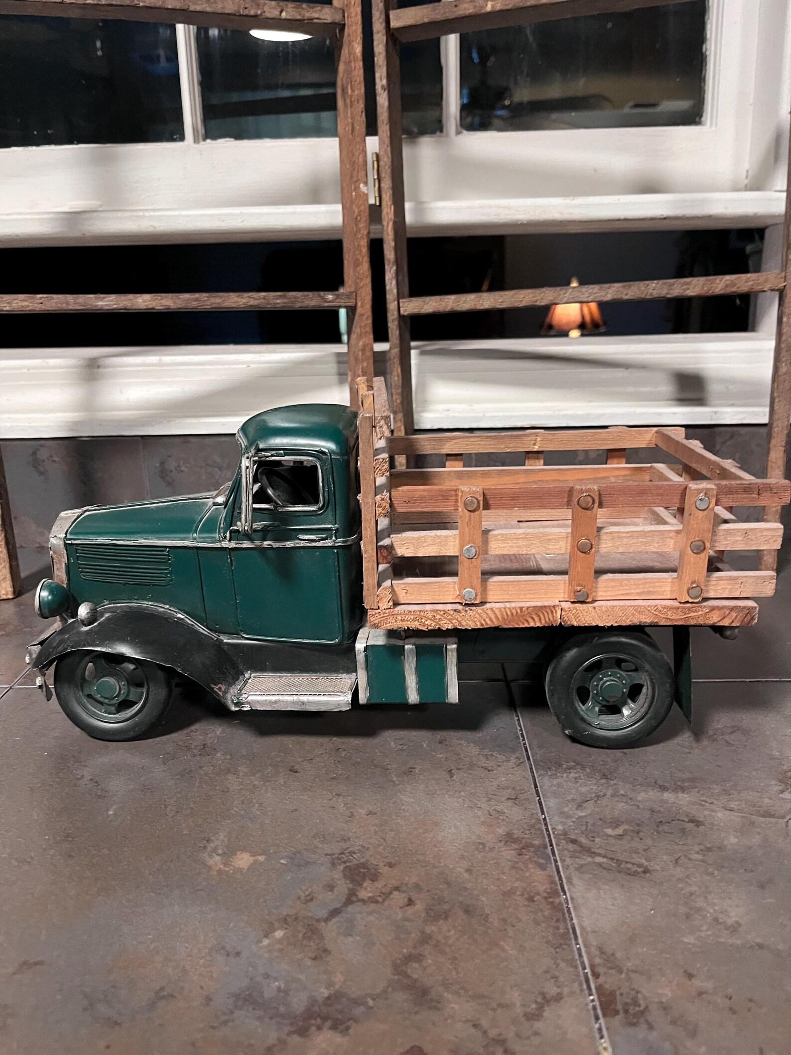 Vintage Replicate of Very Old Truck, Rolls and Hauls 15 " Long, and 7 ...