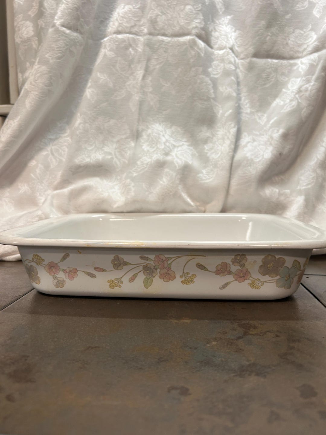 Vintage Corning Ware Baking Dish 14.3 " X 11.5 " X 2 " Deep. Pastel Bouquet - Etsy
