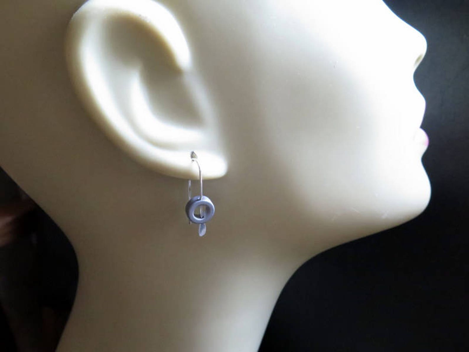Small Silver Earrings. Modern Jewellery. Simple Earings. - Etsy