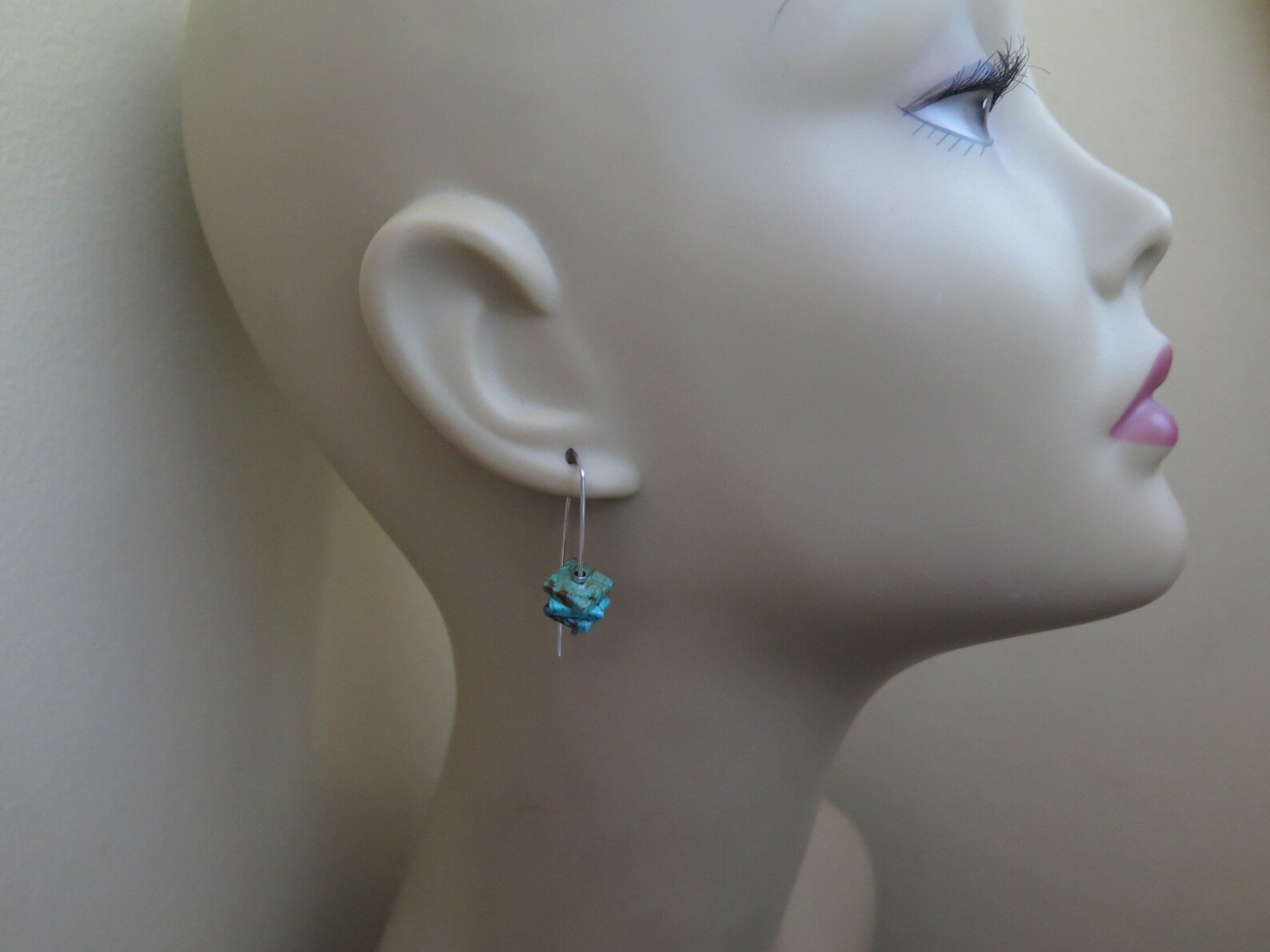 Turquoise Sterling Silver Earrings. December Birthstone Jewelry ...