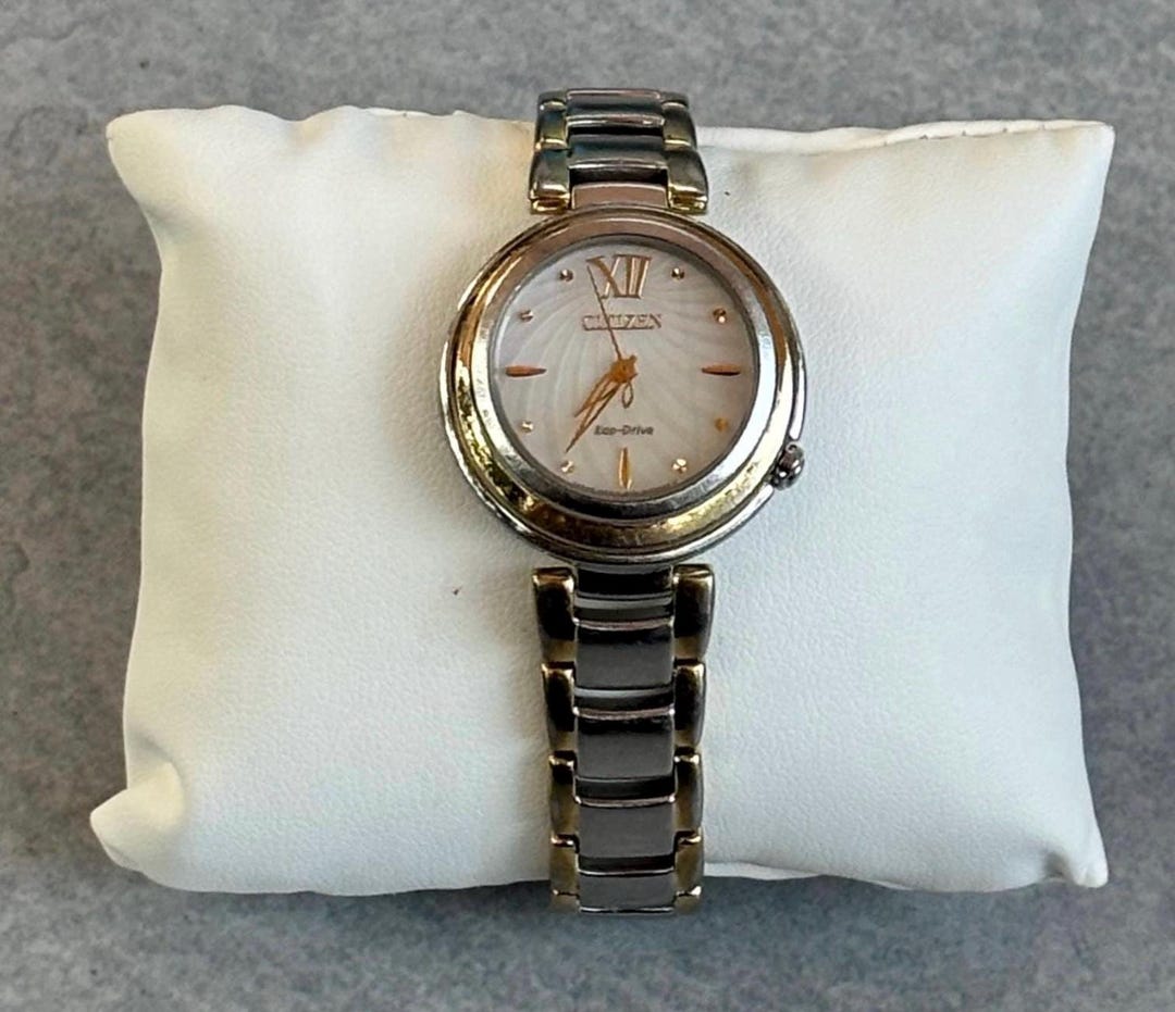 Citizens Women's Eco Drive Watch Two-toned Stainless Steel E031-S093279 - Etsy