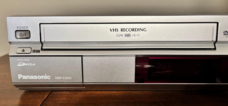 Panasonic DVD/VHS Combo Player Recorder Model DMR-ES40V With Remote - Etsy