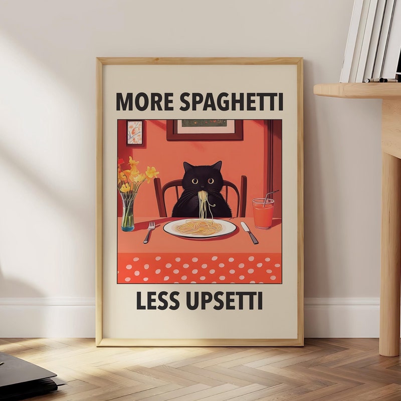 More Spaghetti Less Upsetti - Etsy