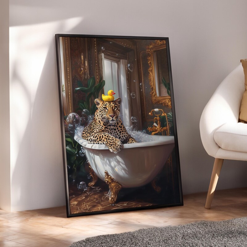 Leopard Bathroom - Etsy
