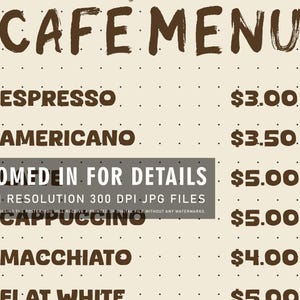Coffee Bar Menu Print, Morning Coffee Print, Retro Coffee Bar Poster ...