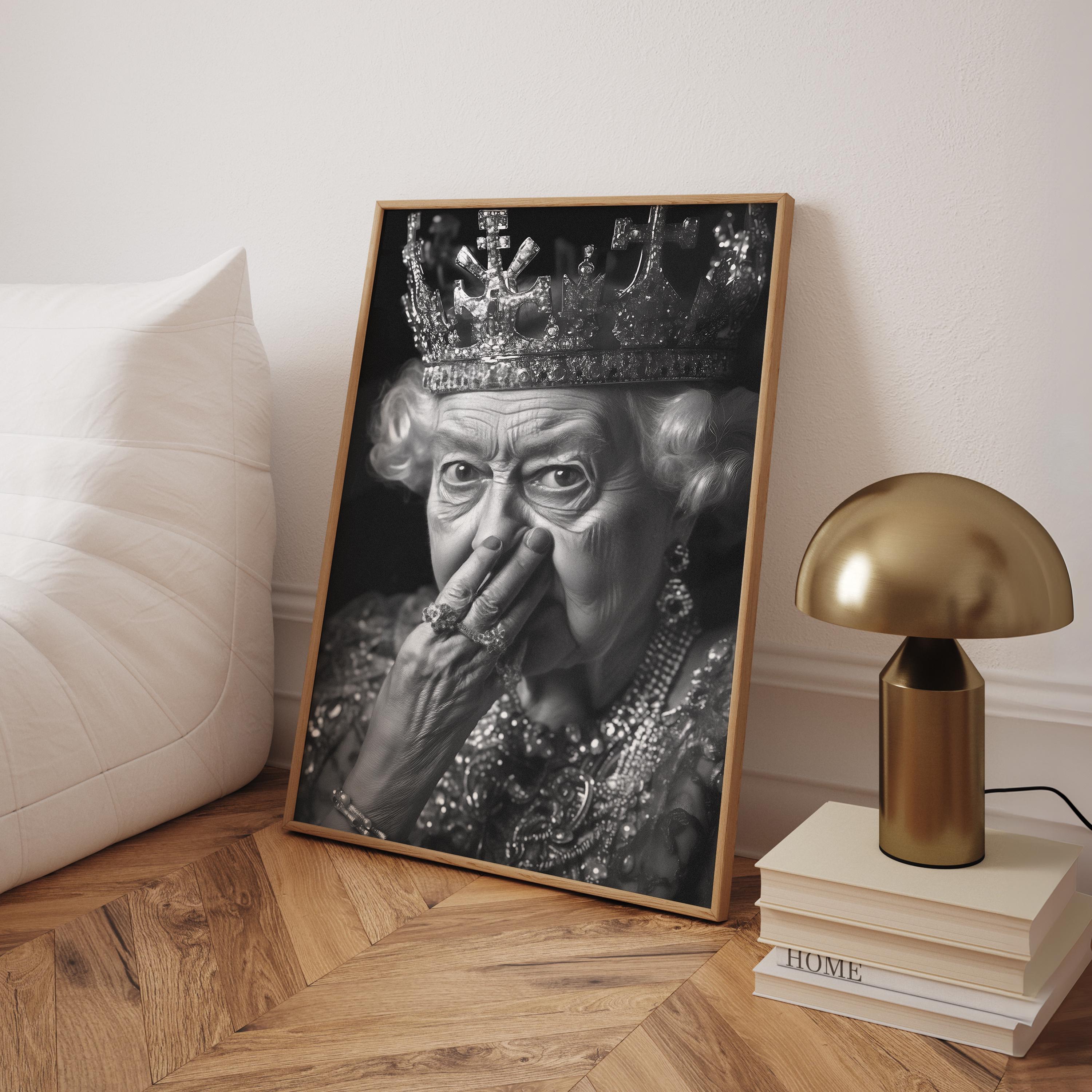 Funny Bathroom Print, Bad Smell Fun Poster, Vintage Queen Wall Art ...