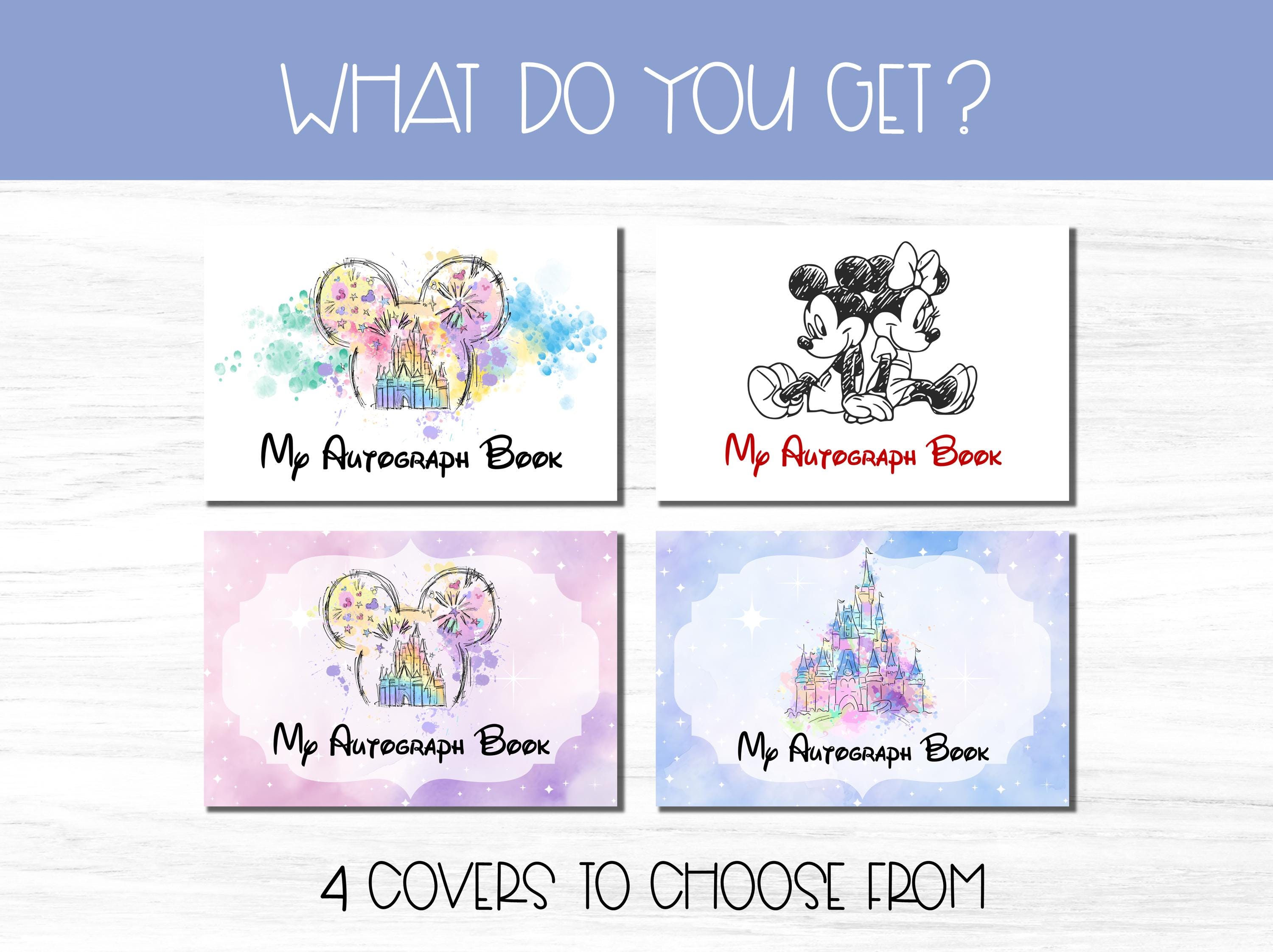 Printable Autograph Book, Theme Park Personalised Character Autograph ...