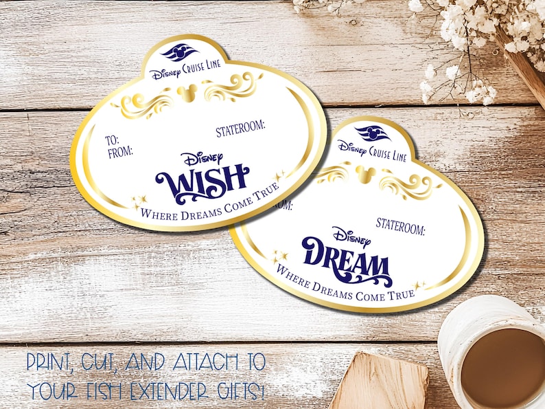 DCL Cruise Fish Extender Gift Tags, Pixie Dusting, FE Magical Gift ...