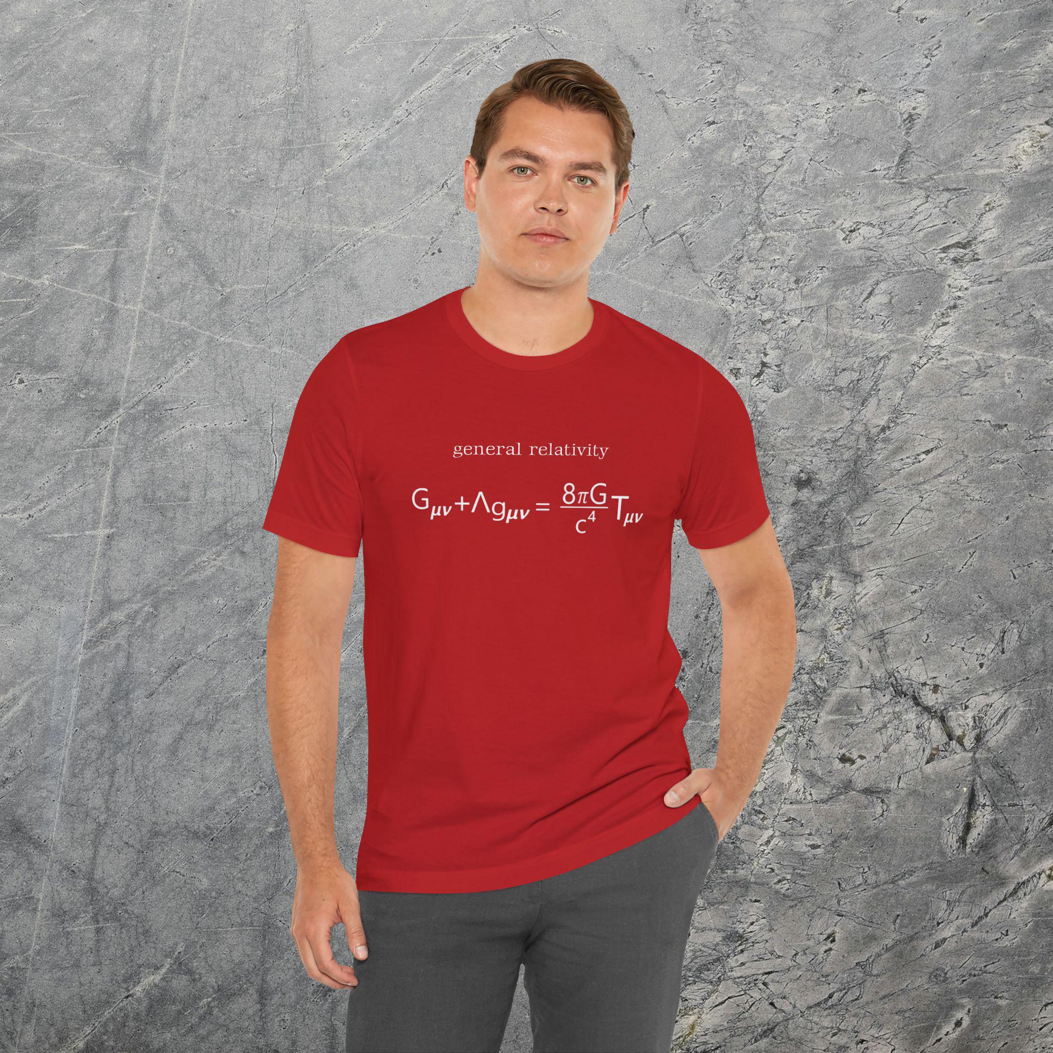 General Relativity Tshirt Einstein Field Equation 2 Nerd Geek Physics ...