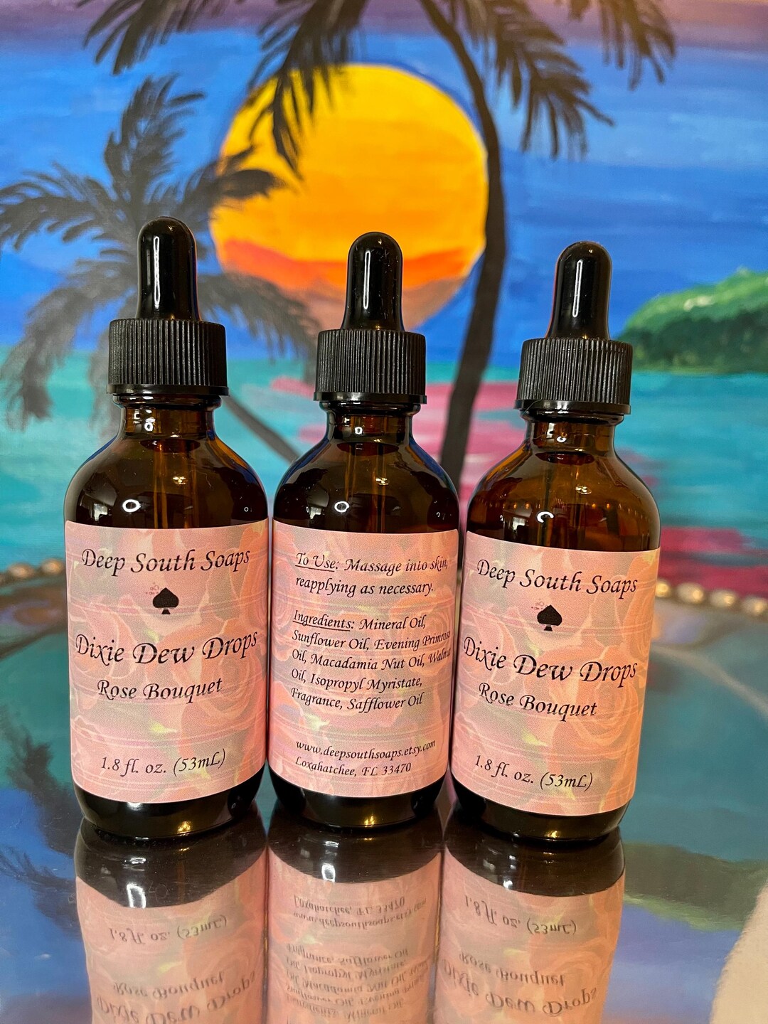 Dixie Dew Drops - Body Oil - Rose Bouquet - Etsy