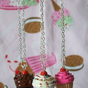 Cupcake Necklace - Etsy