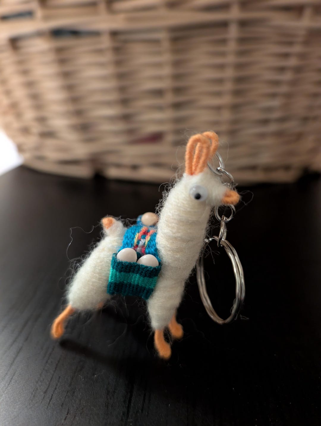 Alpaca Keychain - Etsy