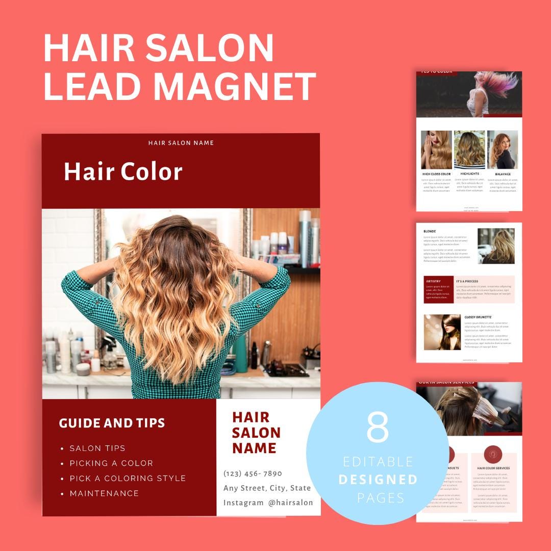Hair Salon Lead Magnet Hair Color Maintenance Tips: How to Keep Your ...