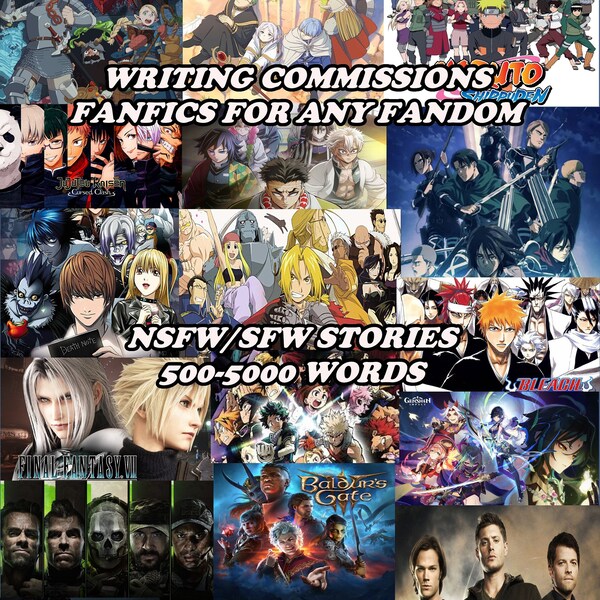 Fanfiction Notebook - Etsy