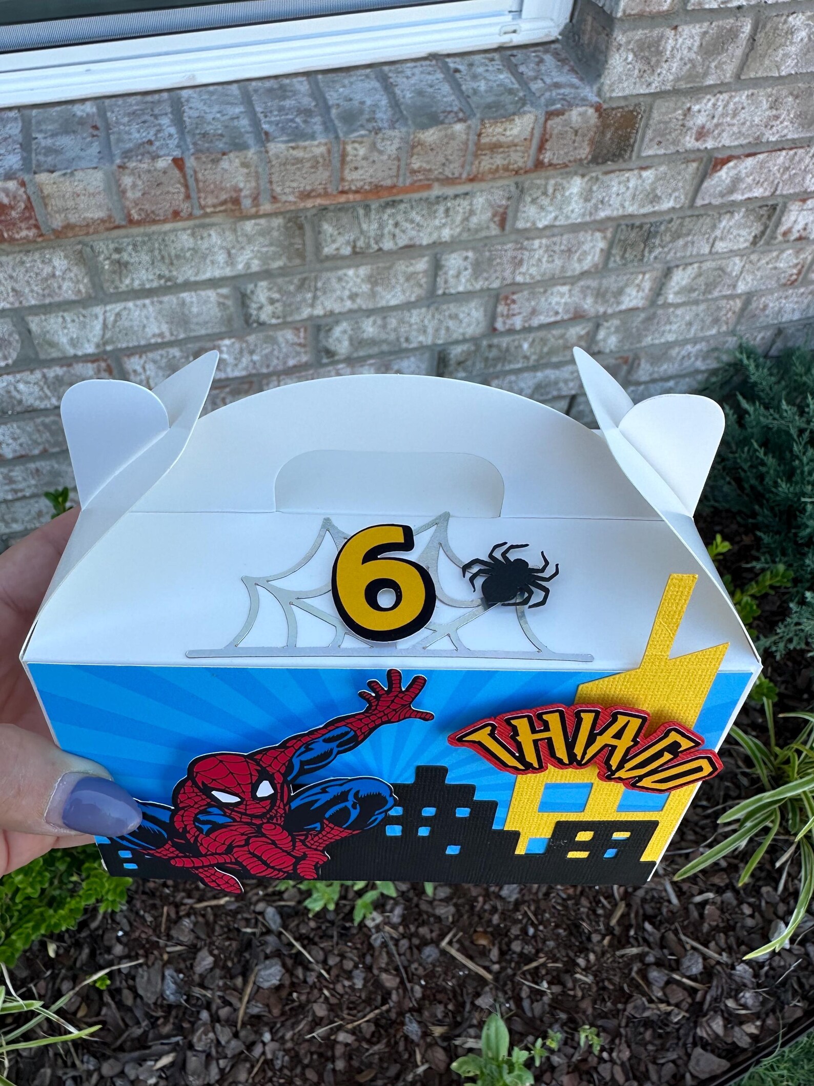 Spiderman Inspired Personalized Gable Box Party Favors - Etsy