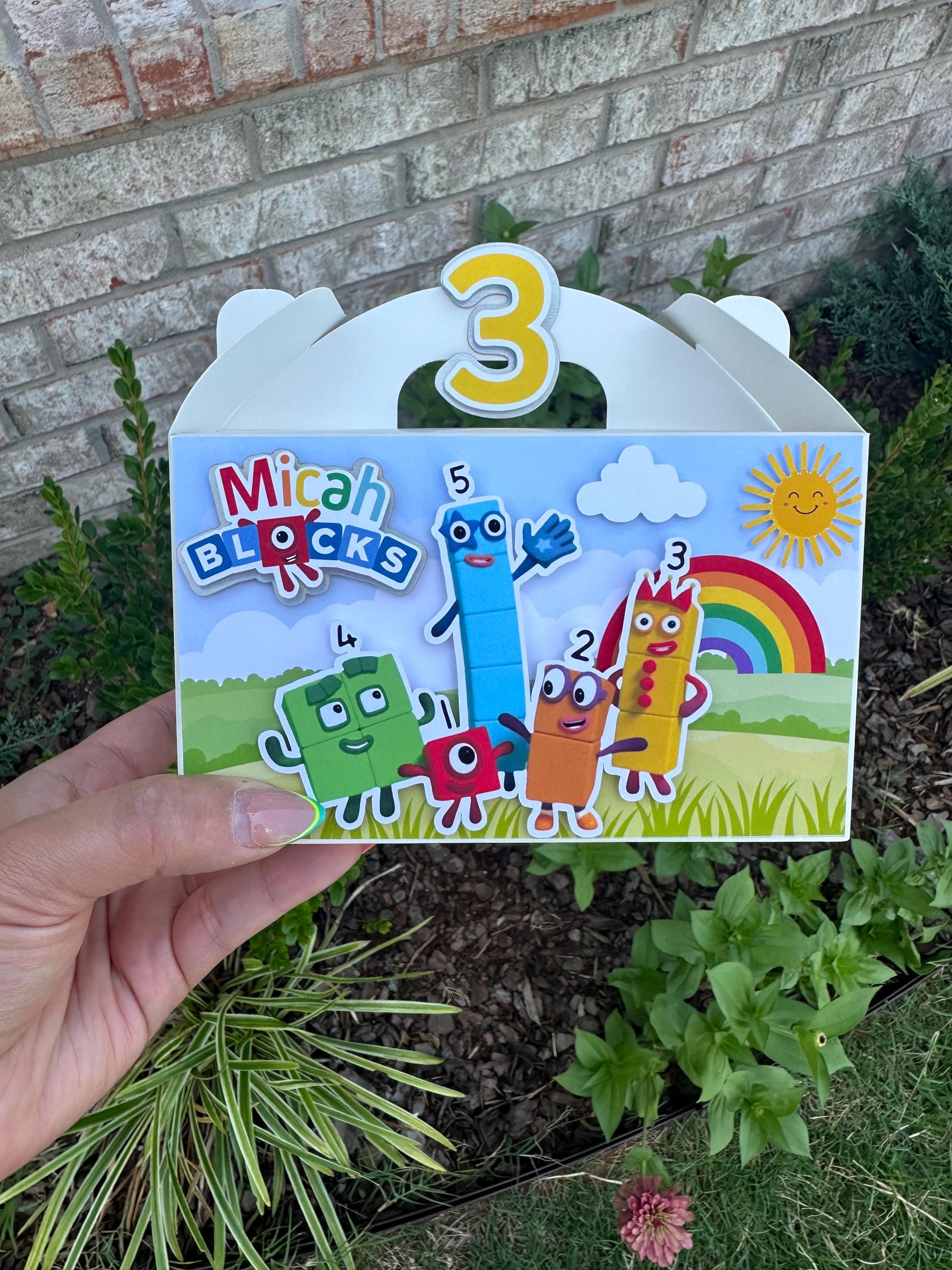 Numberblocks Inspired Personalized Gable Box Party Favors - Etsy