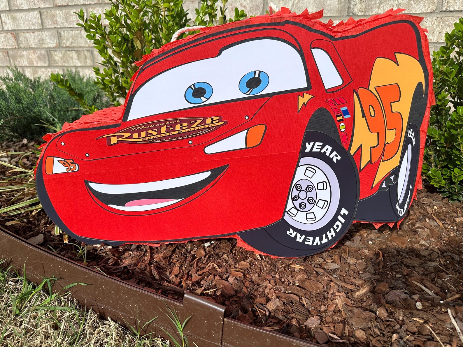 Lightning Mcqueen Cars Inspired Personalized Piñata - Etsy