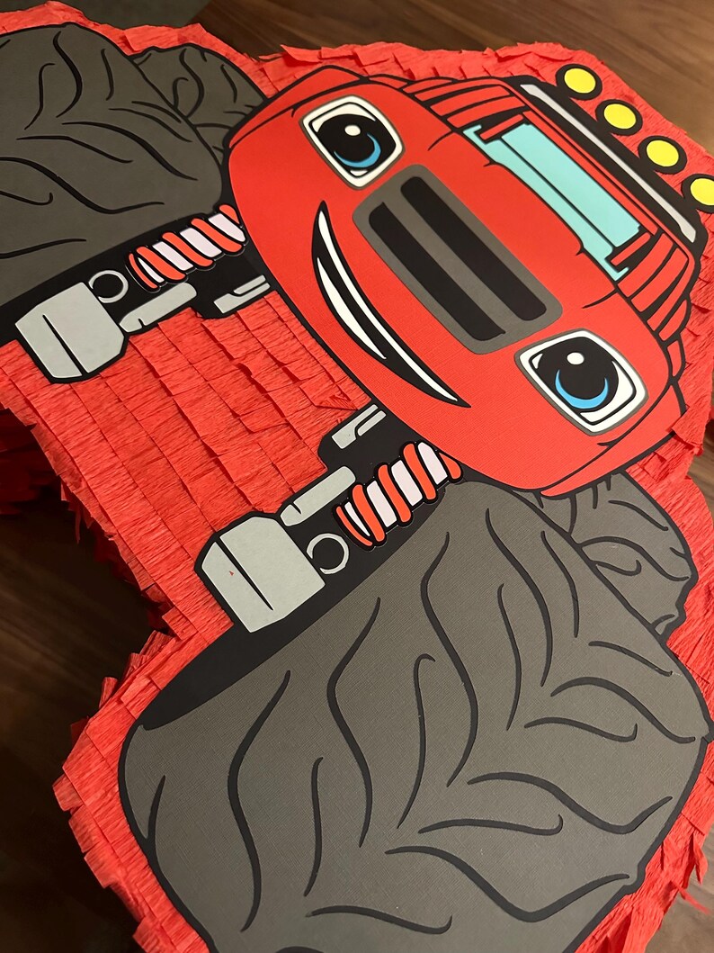 Blaze Monster Truck Inspired Personalized Piñata - Etsy