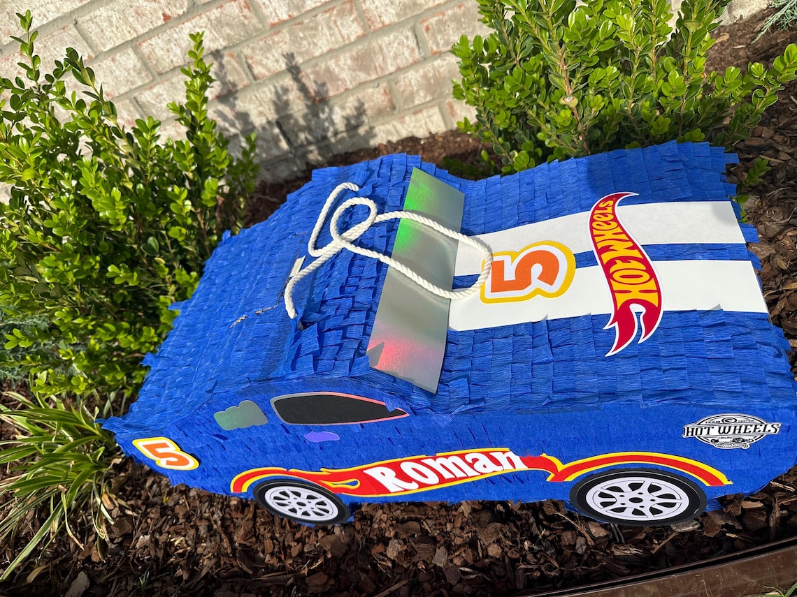 Hot Wheels Cars Inspired Personalized Piñata - Etsy