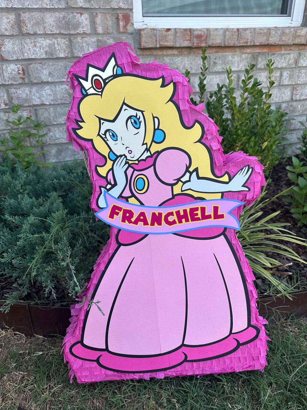 Peach Princess Inspired Personalized Piñata - Etsy