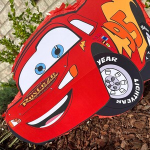 Lightning Mcqueen Cars Inspired Personalized Piñata - Etsy