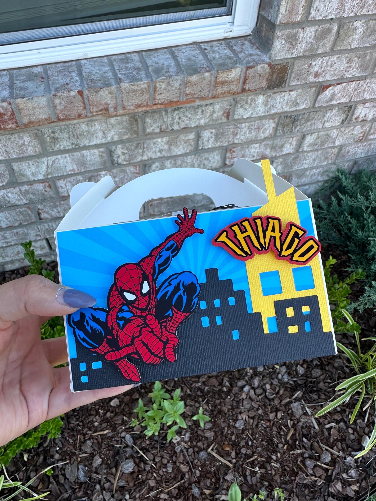Spiderman Inspired Personalized Gable Box Party Favors - Etsy
