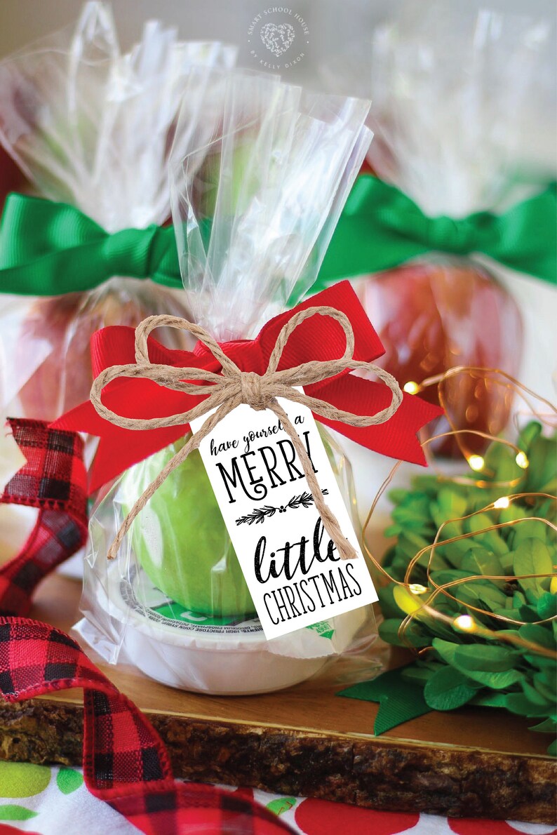 PRINTABLE Holiday Gift Tags Christmas Tags Holiday Party Favors Teacher ...