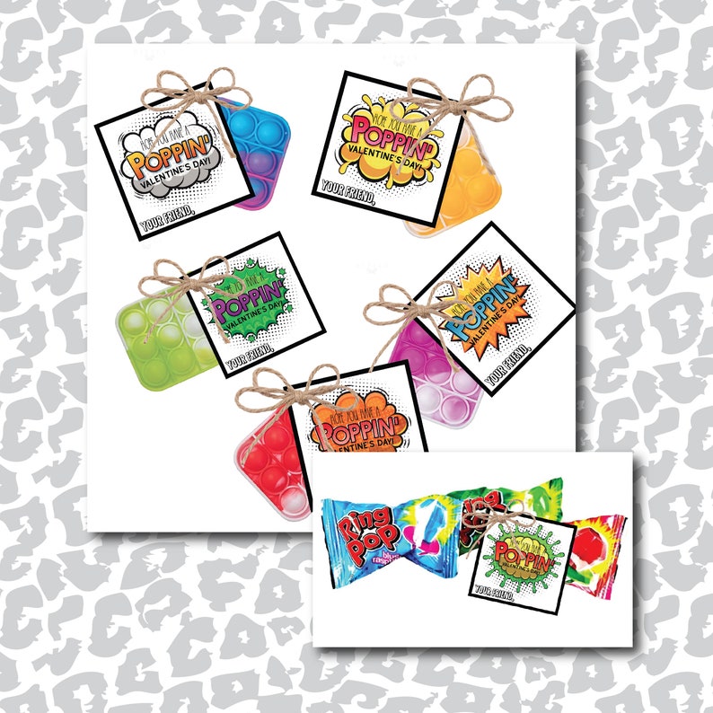Canva Editable POPPIN Valentine's Day Printable, Pop Rocks Valentine ...