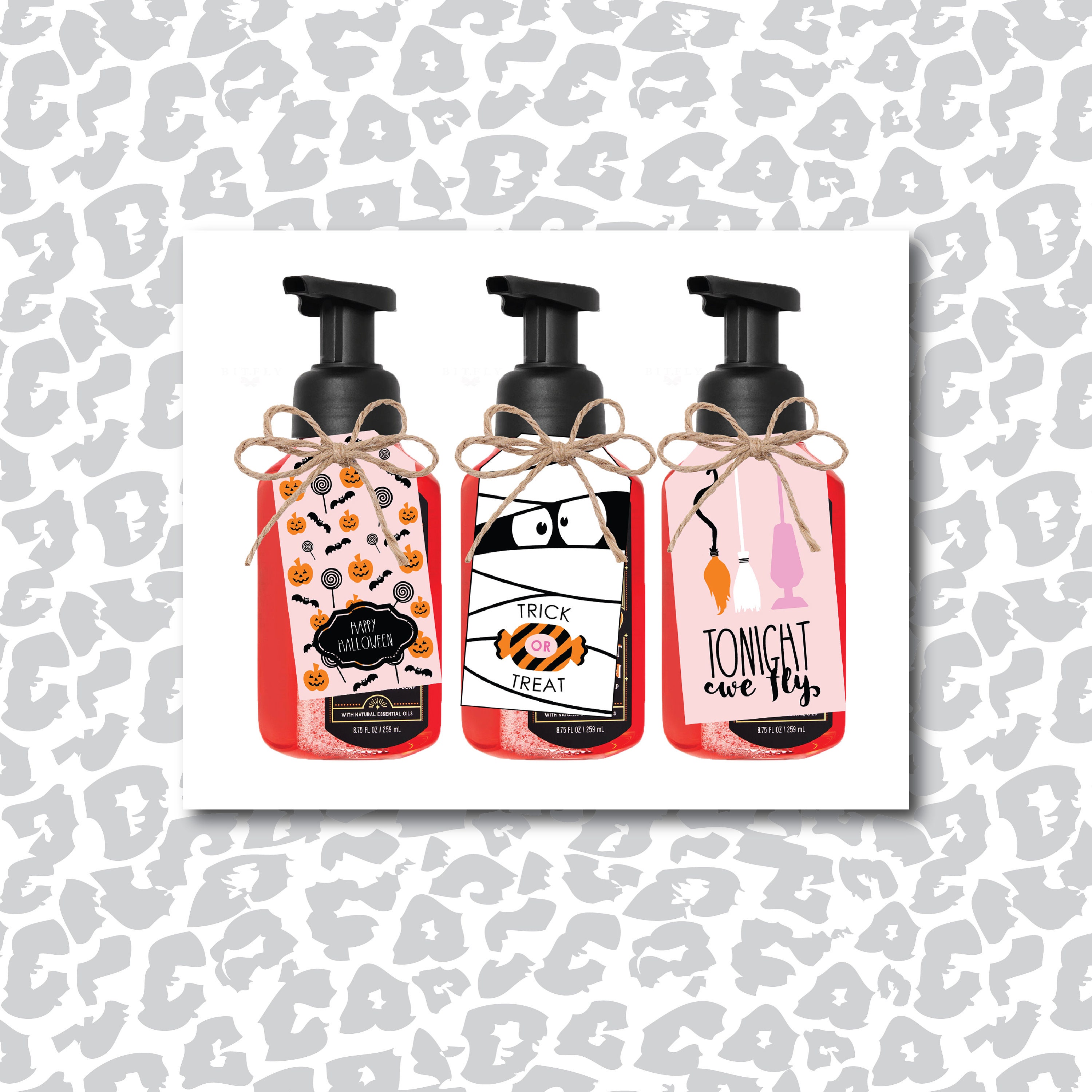 PRINTABLE Halloween Favor Tags Happy Halloween Tags Halloween Party ...