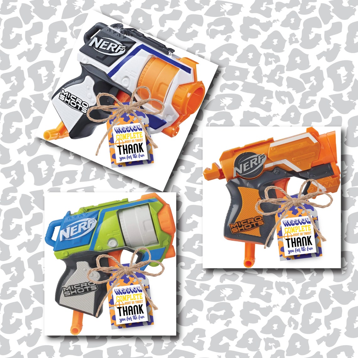 Dart Guns Birthday Tags Darts Thank Tags Dart Guns Party Tags - Etsy