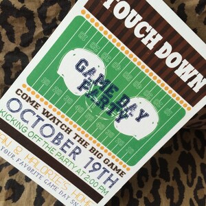 DIY Football Game Day Party Invitations to Invite Over All Your Friends ...