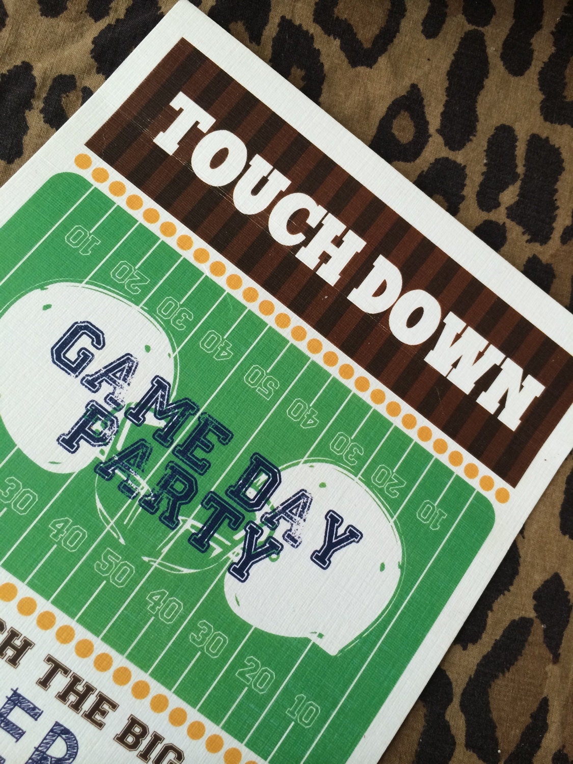DIY Football Game Day Party Invitations to Invite Over All Your Friends ...