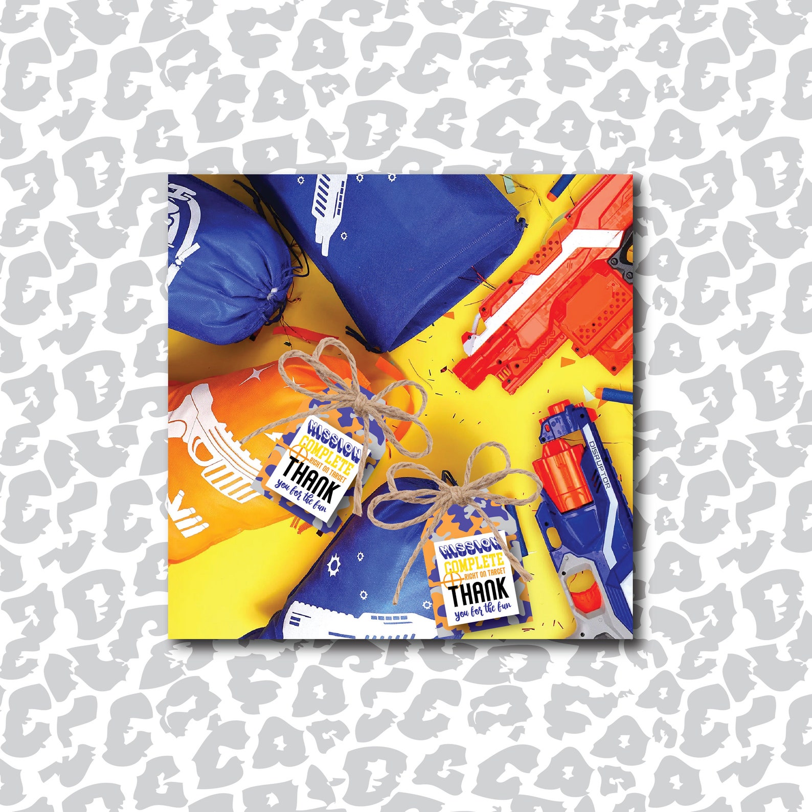 Dart Guns Birthday Tags Darts Thank Tags Dart Guns Party Tags - Etsy