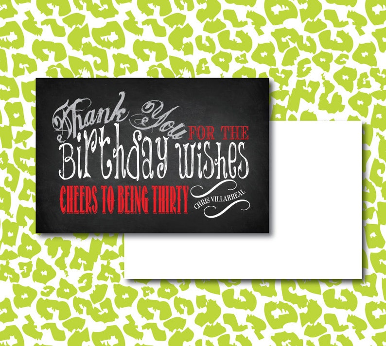 DIY Birthday Bash Rustic Invitation and Thank You Card Texas Tech Red ...