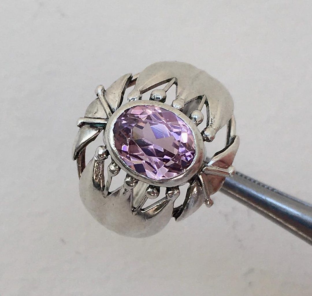 Vintage Soviet Sterling Silver Ring, Vintage Jewelry, Silver 875 USSR ...