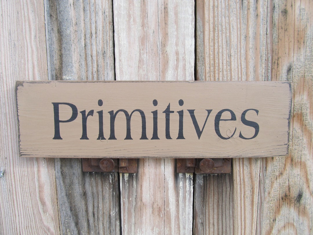 Primitives Hand Painted Wooden Small Sign With Color Choices GCC7595 - Etsy