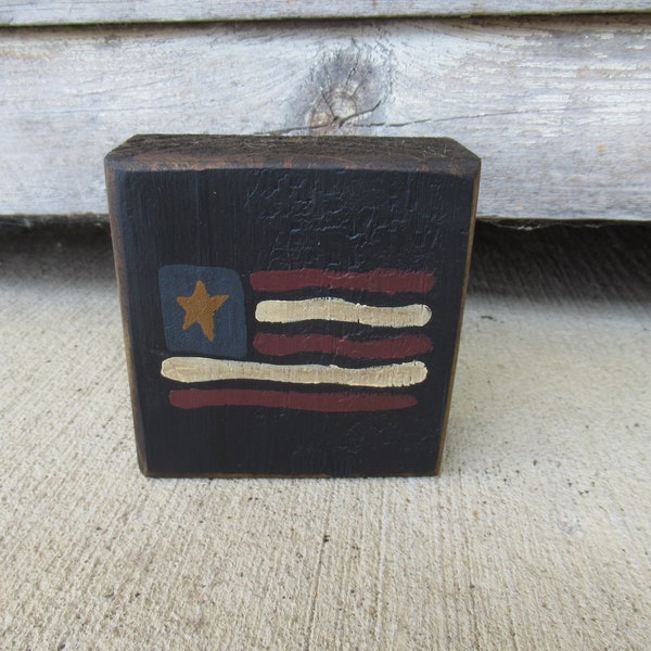 Primitive Flag - Etsy