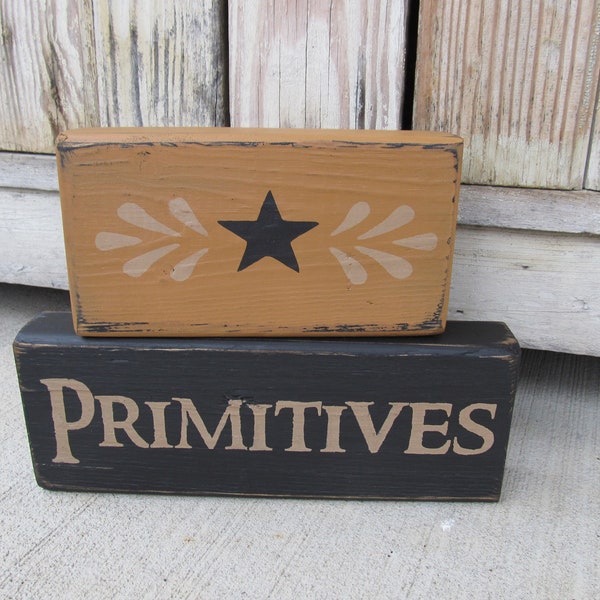 Primitive Blocks - Etsy