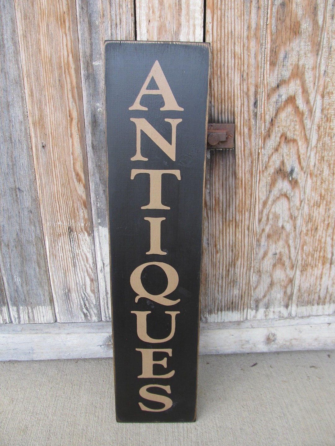Primitive Antiques Vertical Hand Painted Sign With Color Options ...