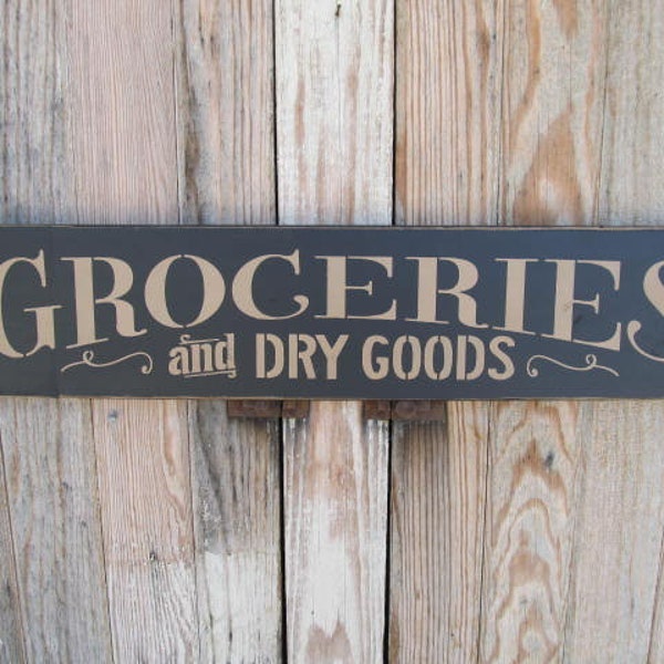 Groceries Sign - Etsy