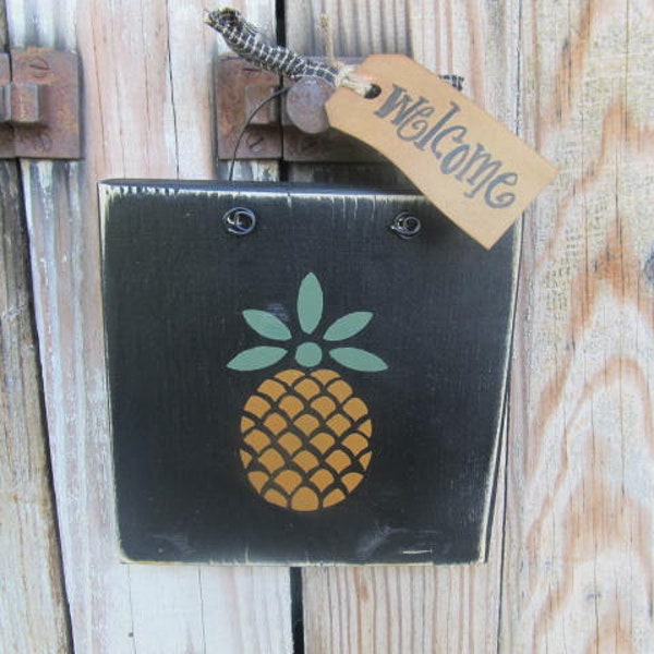 Primitive Pineapple - Etsy