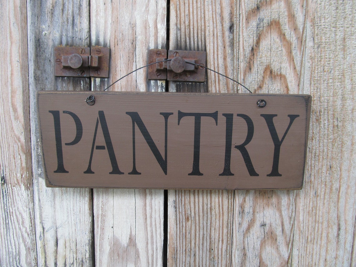 Primitive Pantry Hand Painted Horizontal 12 Sign With - Etsy