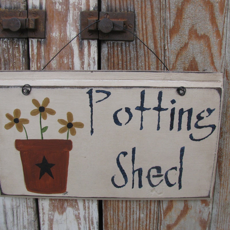 Potting Shed Sign - Etsy