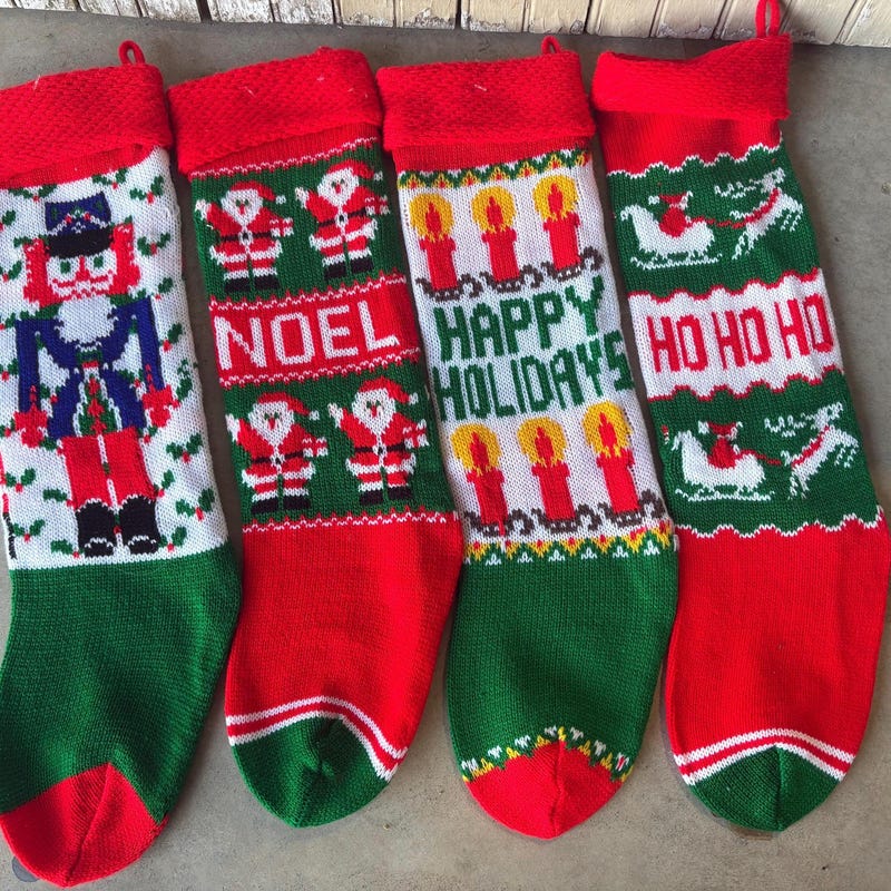 Knit Stockings 1980s - Etsy