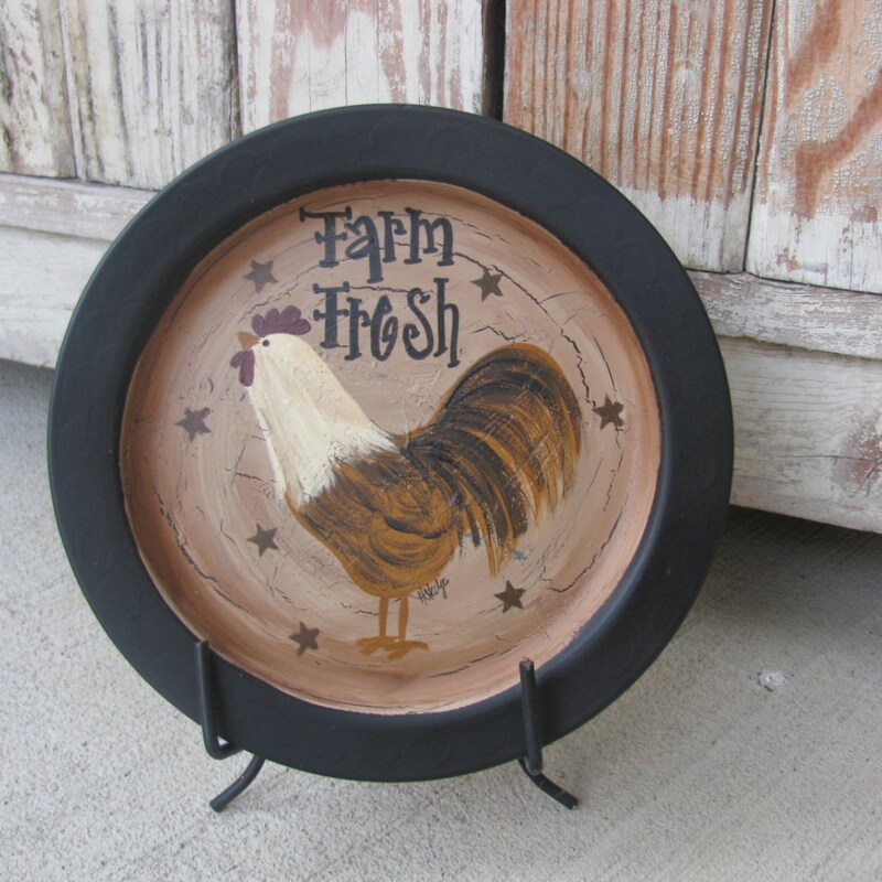 Primitive Rooster - Etsy